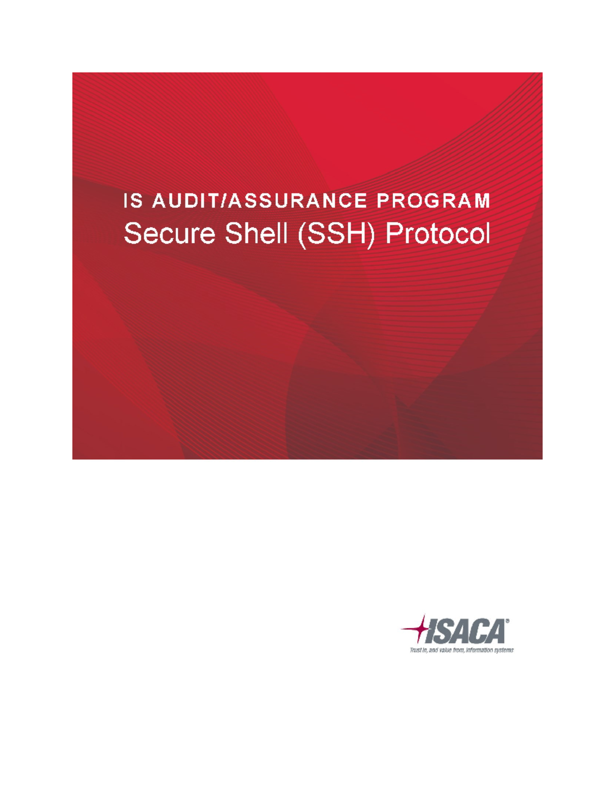 SSH Audit Program - IS Audit/Assurance Program Secure Shell (SSH ...