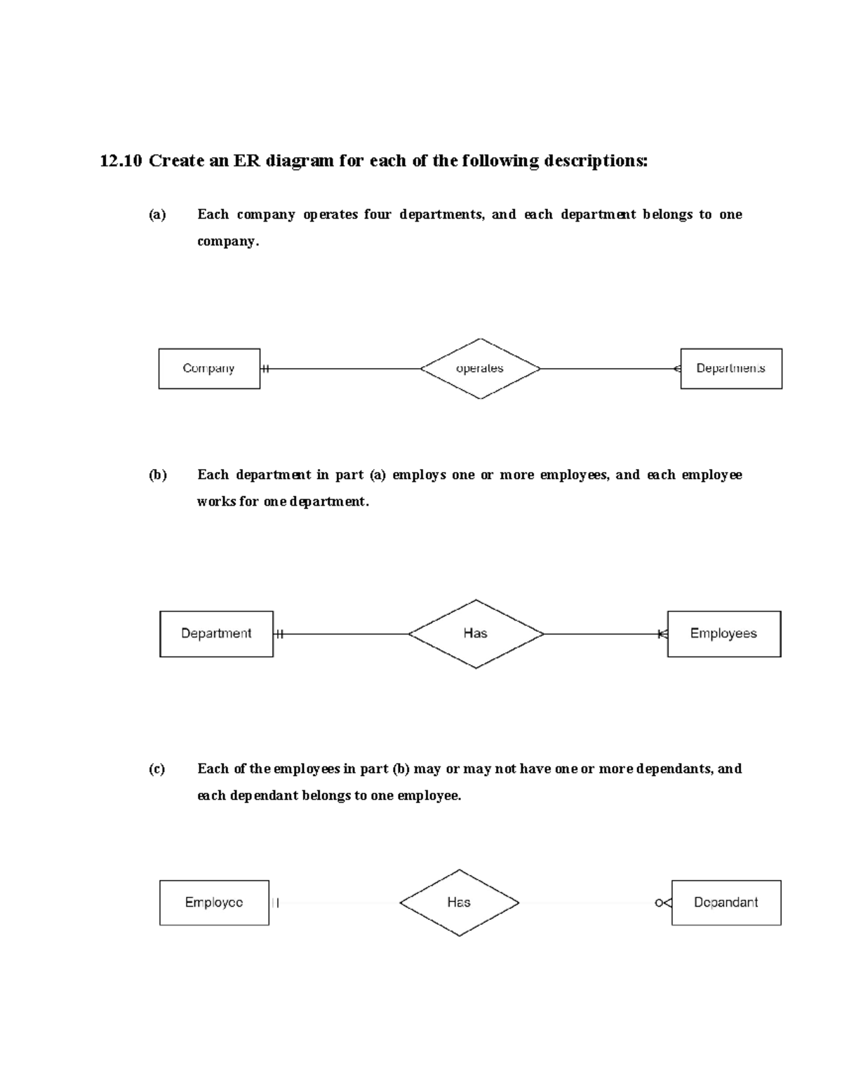 Assignment 2 Pearson Database Systems Chapter 11 Erds 12 Create An