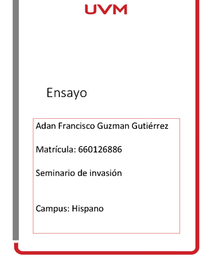 Ensayo profesiones de la multimedia - Introducción (1 cuartilla mínimo ...