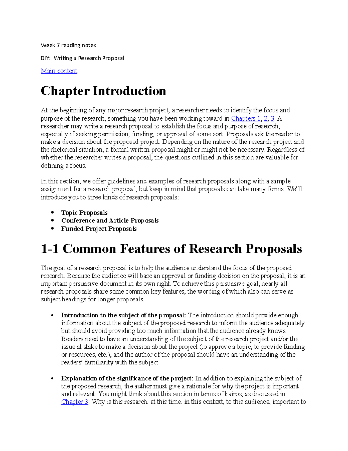 Week 7 Reading notes - Week 7 reading notes DIY: Writing a Research ...