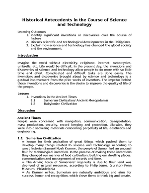 Science, Technology AND Society - MODULE 1 - SCIENCE, TECHNOLOGY, AND ...