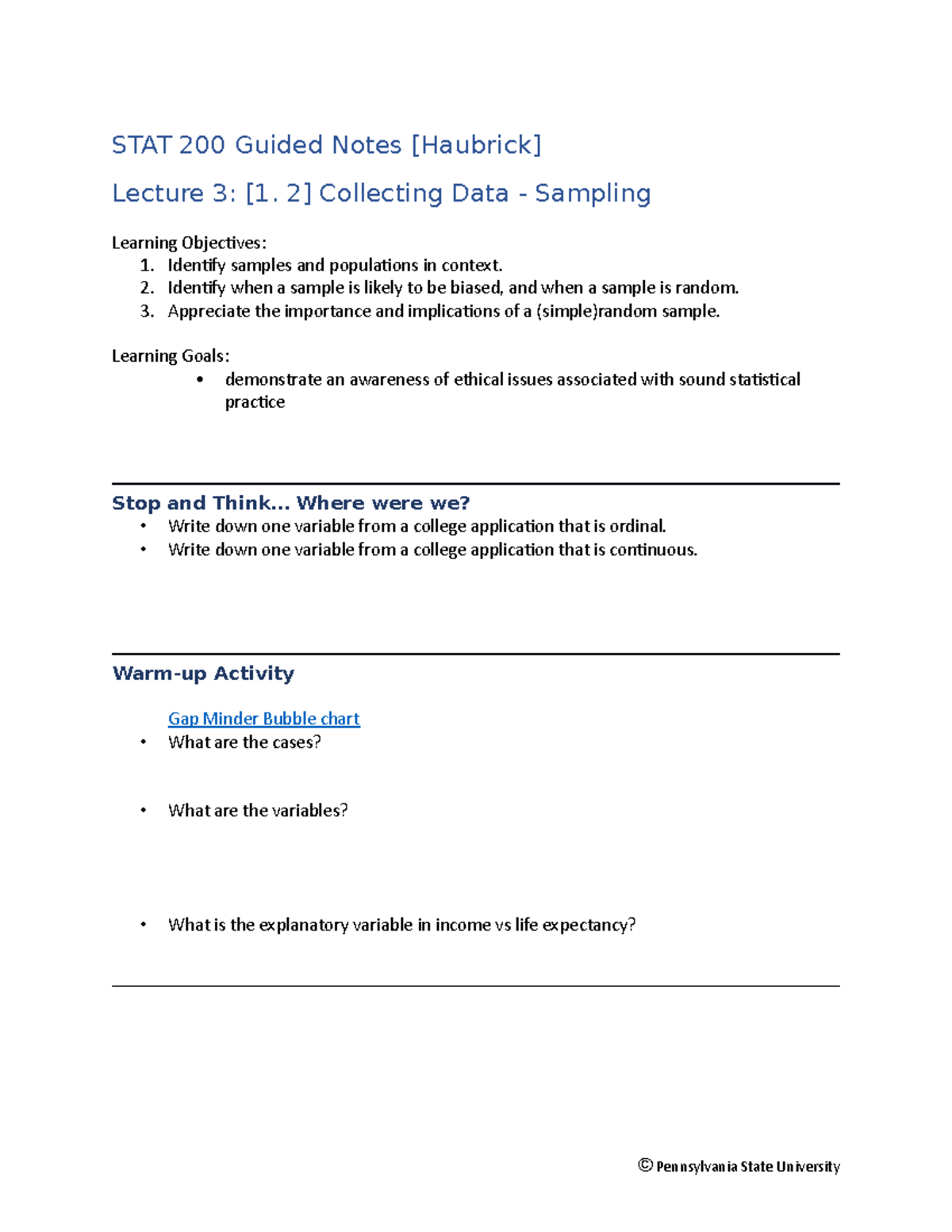 Lecture 3 [1-2] guided notes SP22 - STAT 200 Guided Notes [Haubrick ...