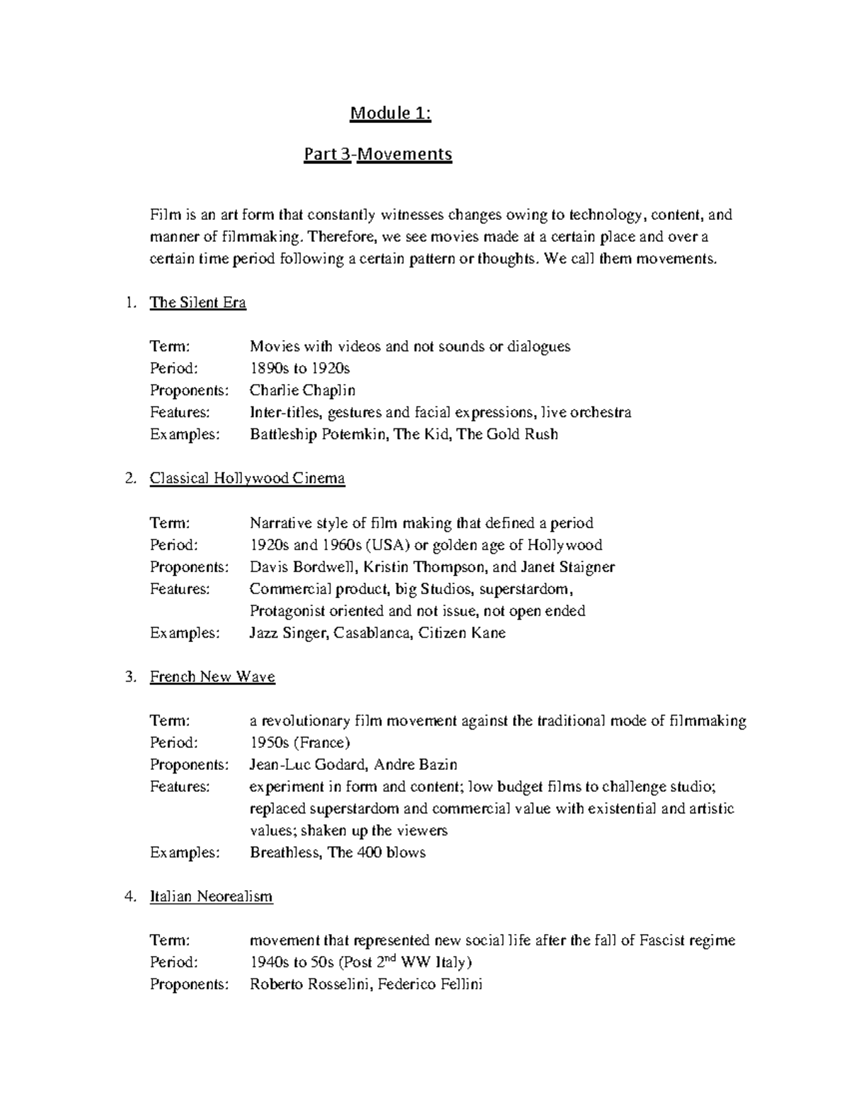 Mod 1 Movements and Theories-converted - Module 1: Part 3-Movements ...