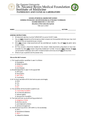 ISBB-EXAM - ISBB EXAM - ISSBB Examination 1. The interval between blood donation is a. 6 weeks b ...