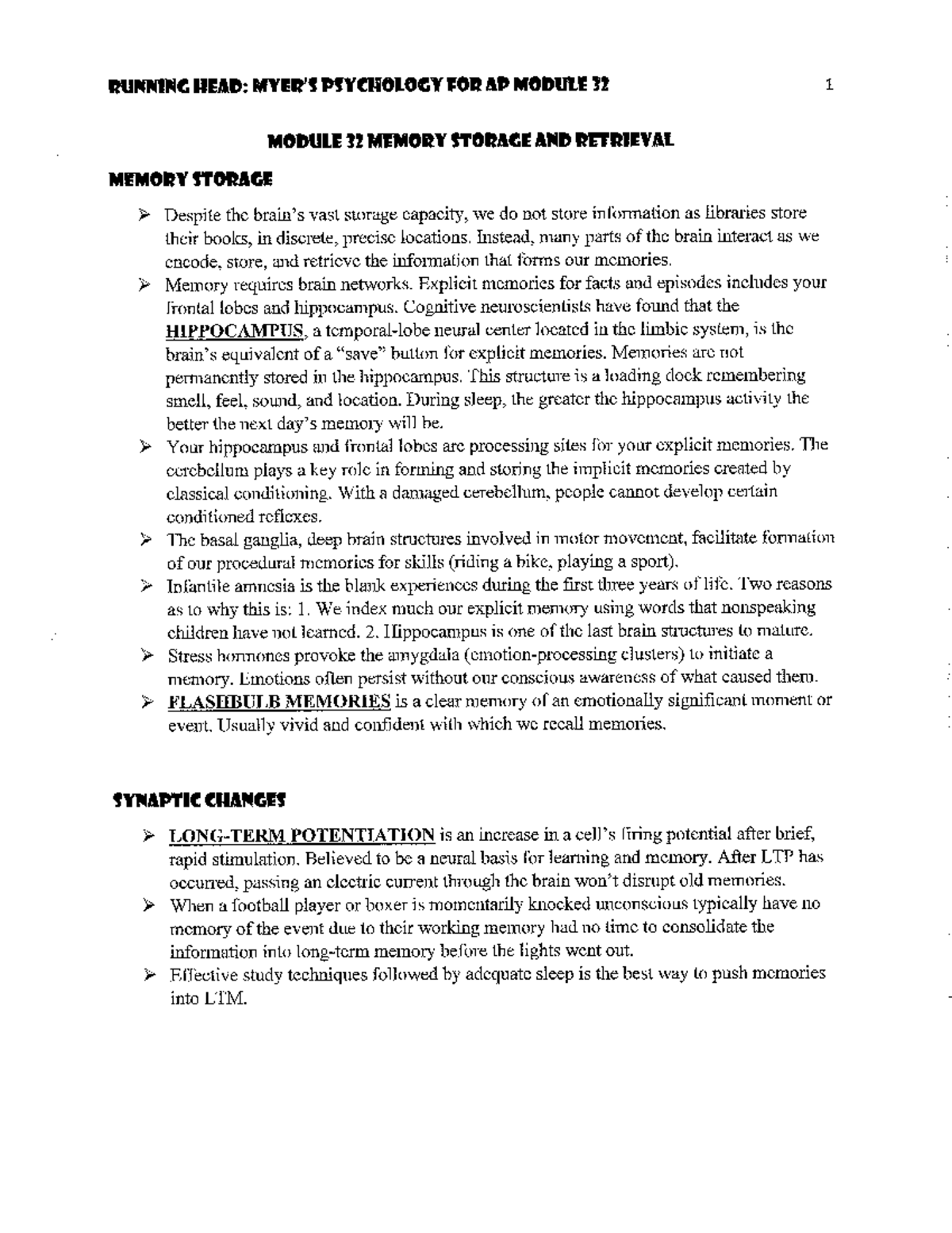 Module 32 - CHEAT SHEET - PSY 150 - Studocu