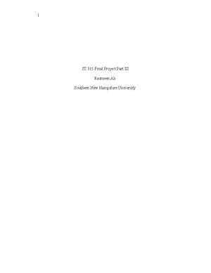 IT 210 Final Project Milestone Two - Gabriella Marisol Marez IT-210 ...