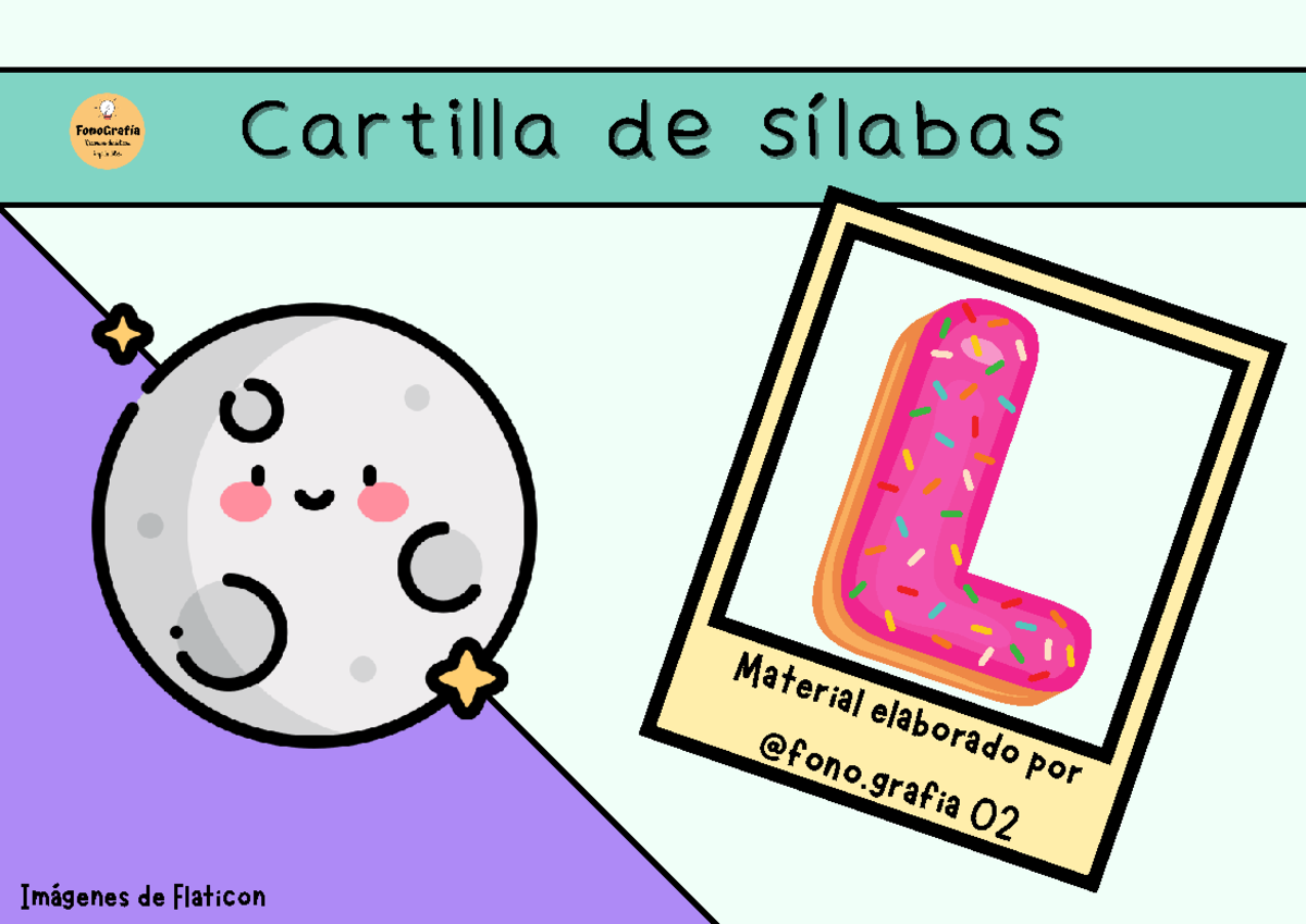 Cartilla de sílabas con L @fono - Intervención Lenguaje Niños ...