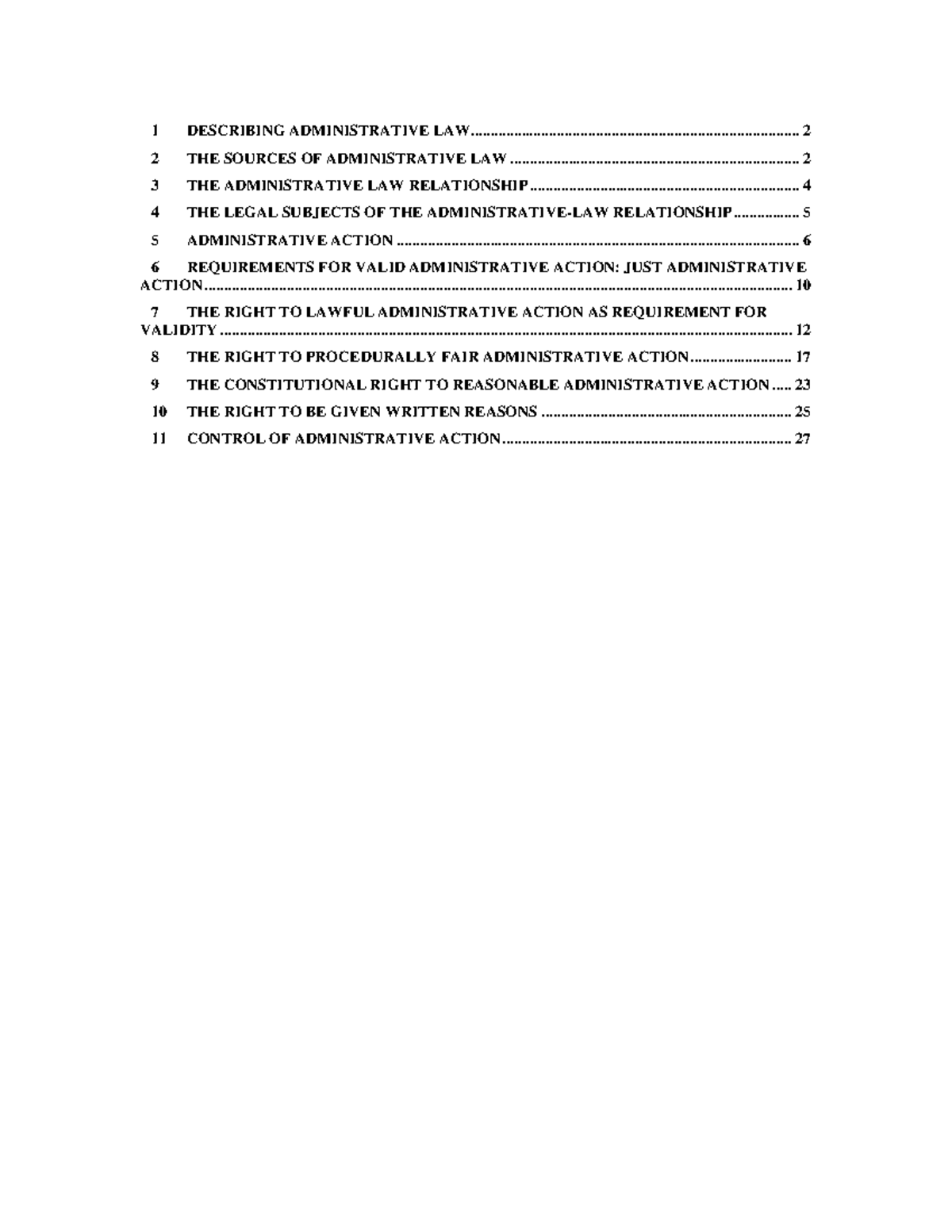 Admin LAW Notes - 6 REQUIREMENTS FOR VALID ADMINISTRATIVE ACTION: JUST ...