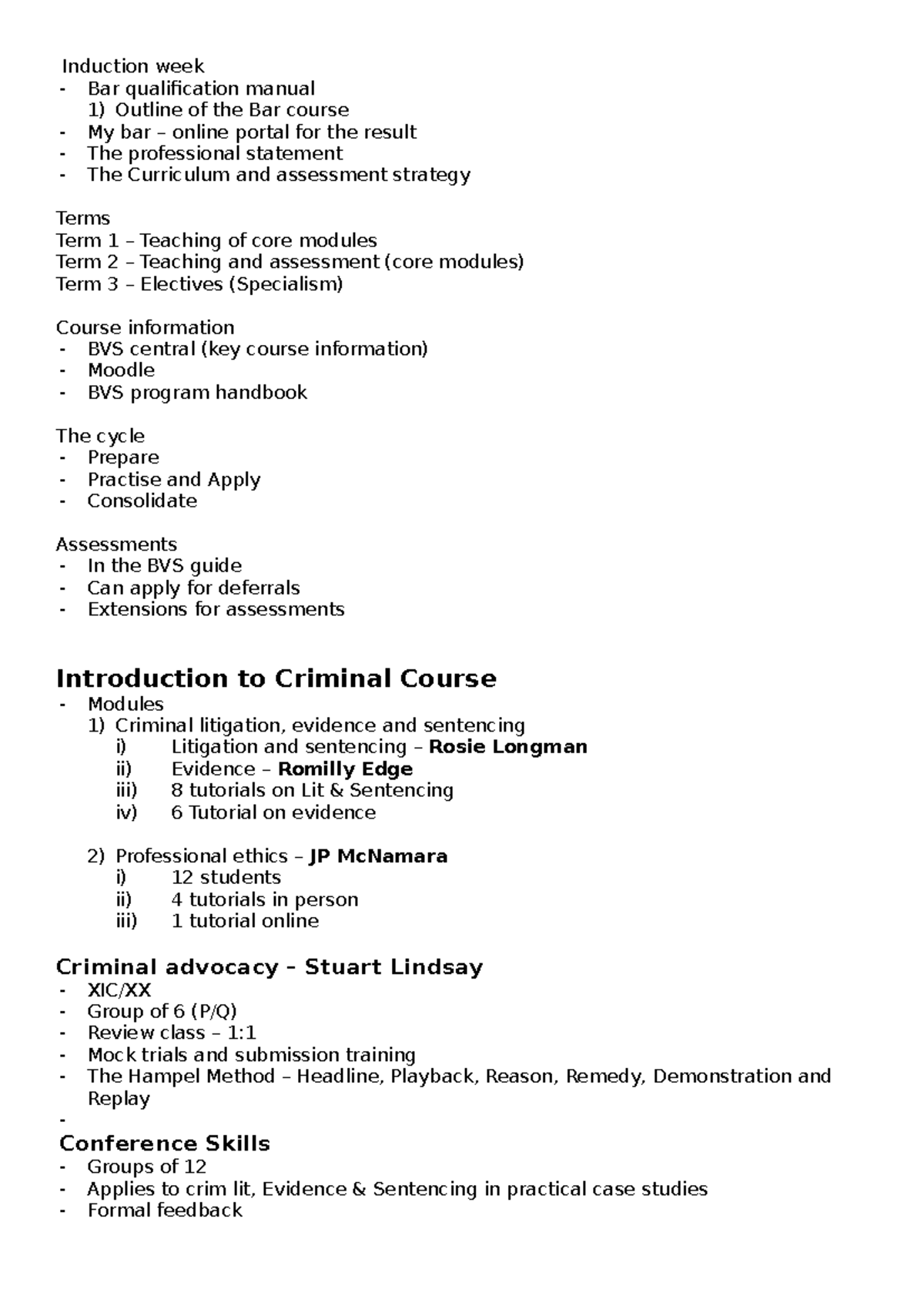 Induction week- BVS - sldkswnvlkwhfd ihewihfiohqwe ieowjogwjrnorpiuig ...