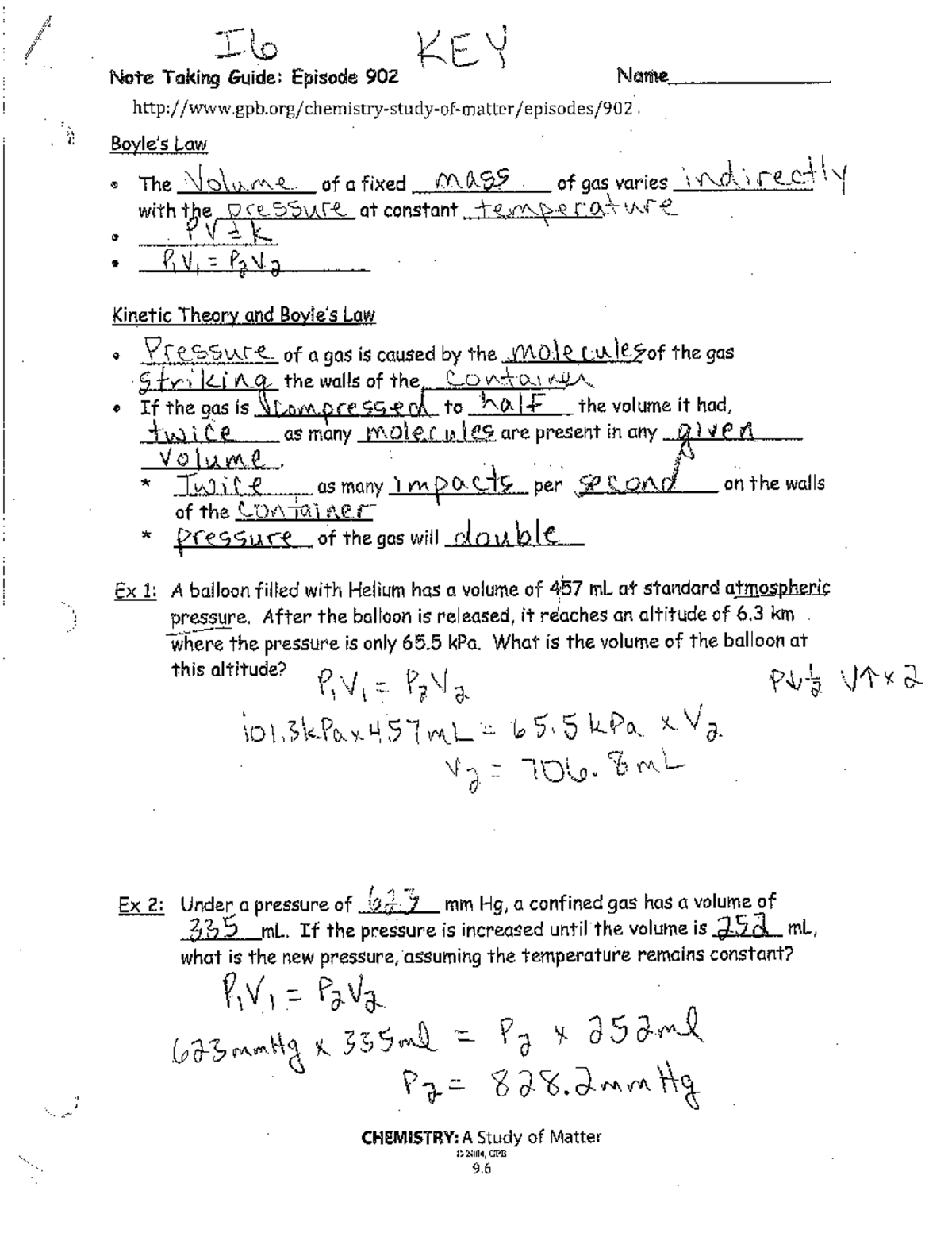 I6 Episode 902 KEY - Answers - Studocu