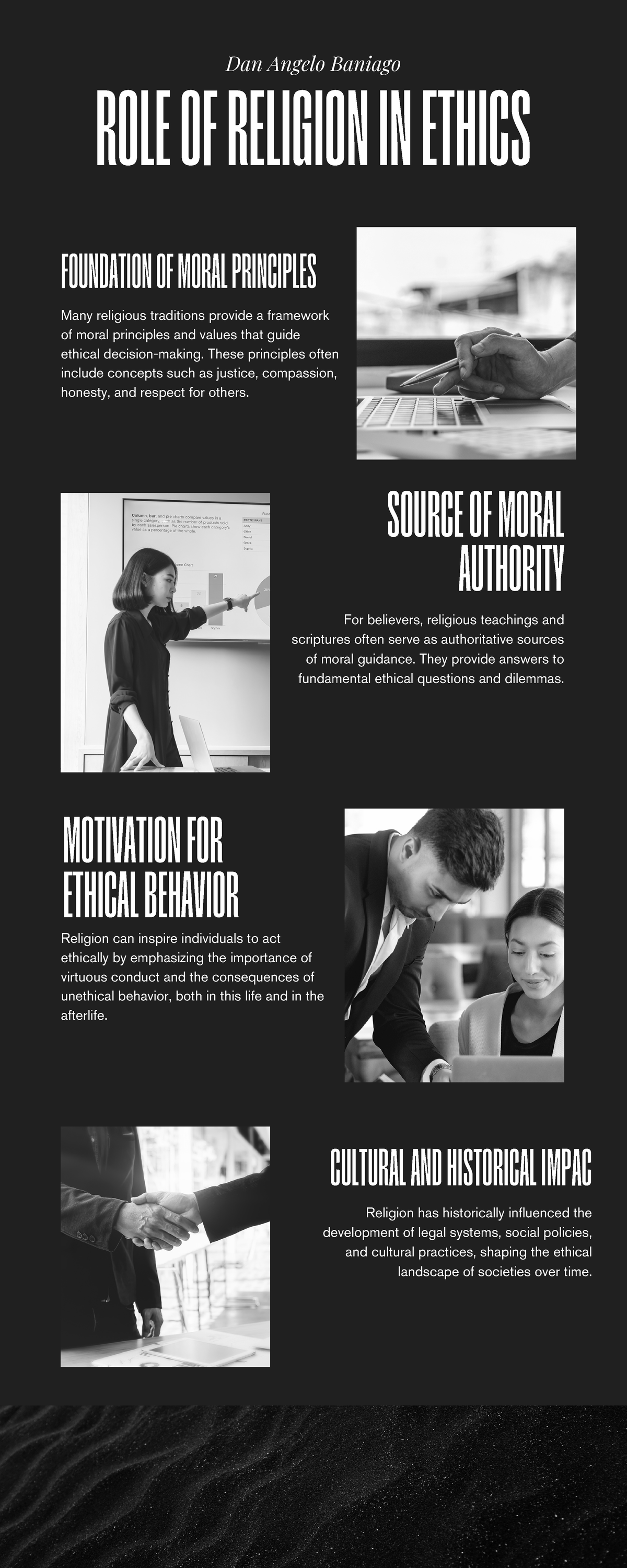 ROLE OF RELIGION IN ETHICS - These principles often include concepts ...