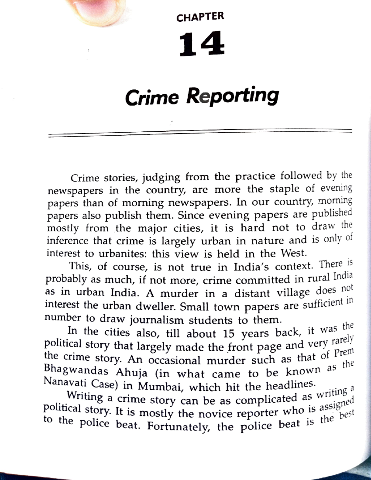 Crime Reporting - CHAPTER 14 Crime Reporting Crime stories, judging ...
