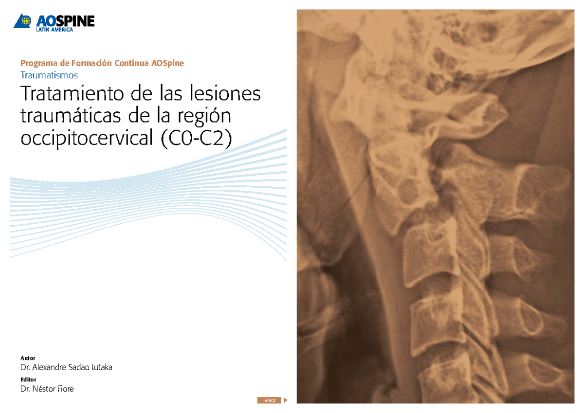 AOSpine - Traumatismos - Lesiones C0-C2 - Programa de Formación ...