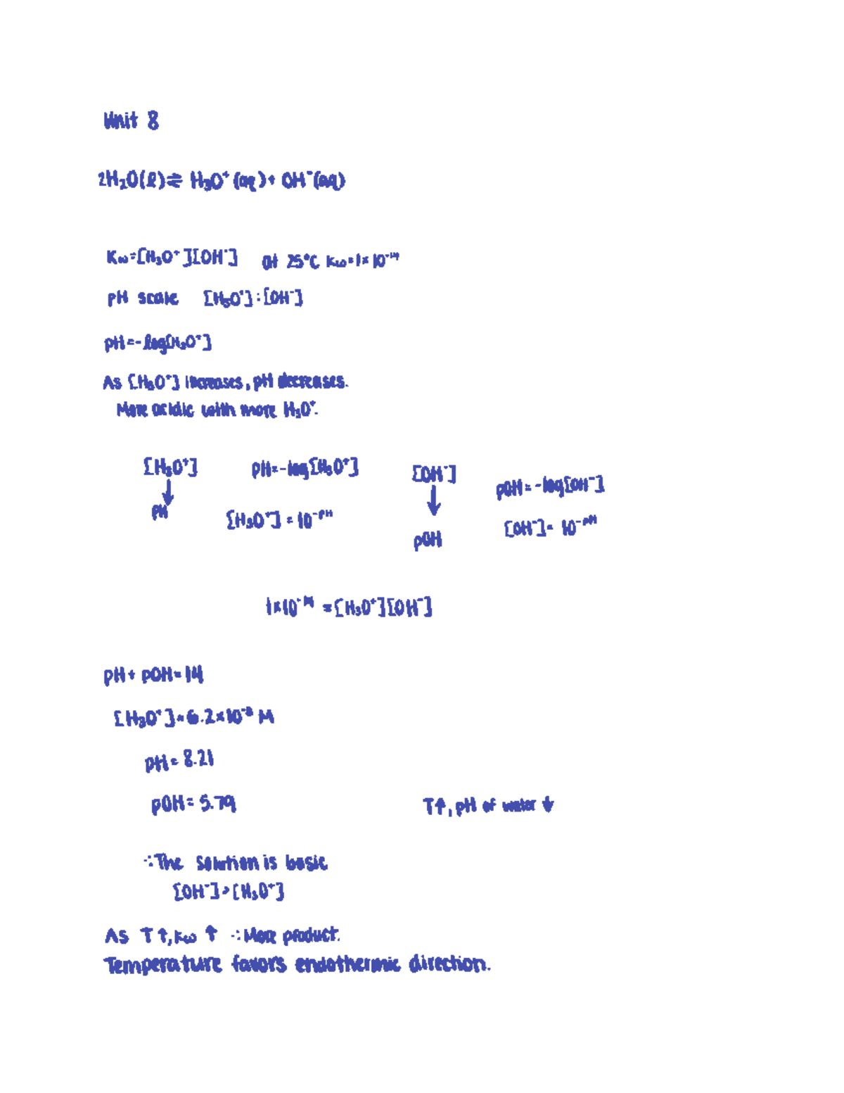 Acids and Bases AP Chem - Ap chem unit 8 - Unit 8 2HzO e EHzotfaq t OH ...