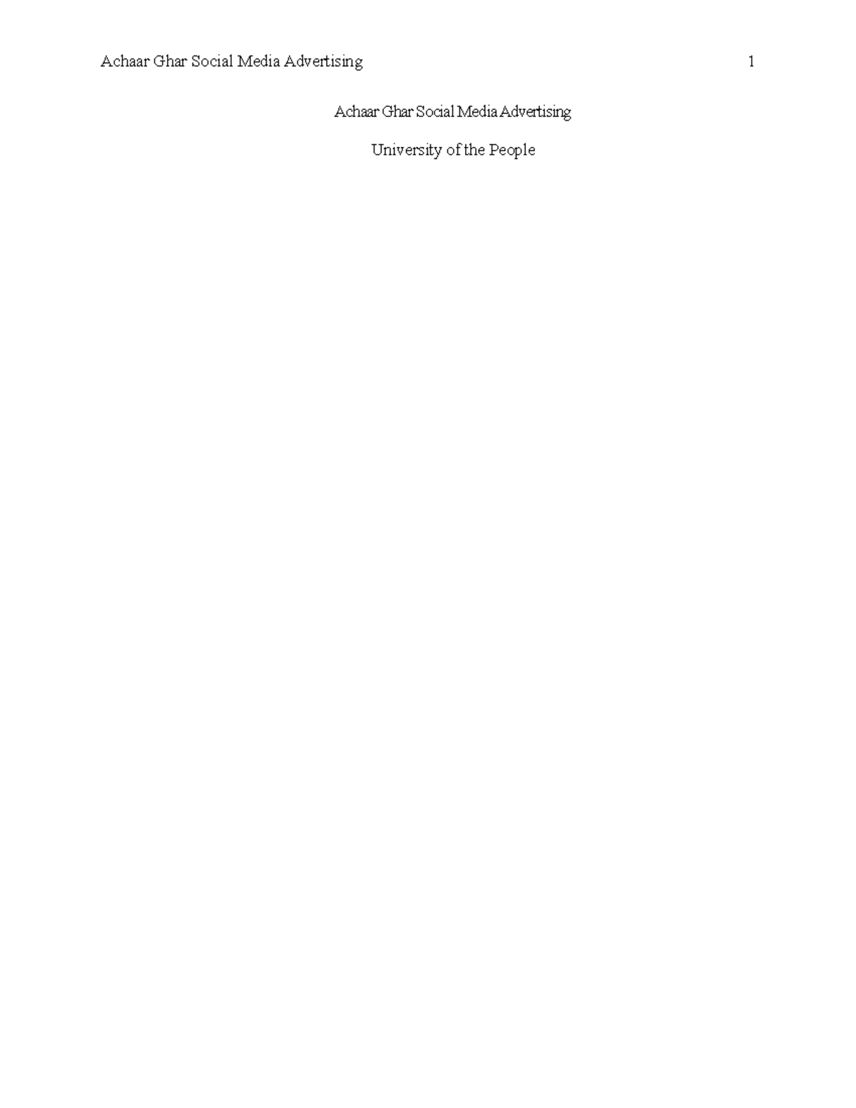 MKTG Written Assignment Unit 6 - BUS 5112 - UoPeople - Studocu