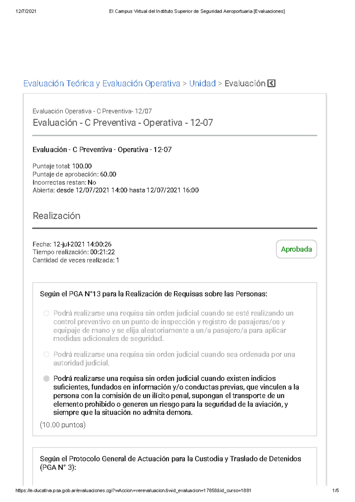 Evaluacion operativa - asdasda - Evaluación Teórica y Evaluación ...