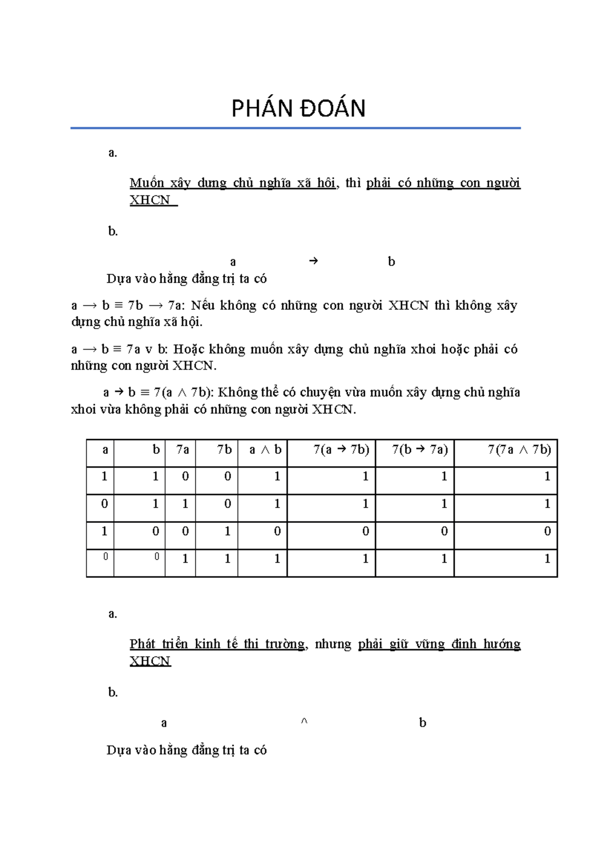 Phan Duc Anh - Phan Doan - adadadadada - PHÁN ĐOÁN a. Muốn xây dựng chủ ...