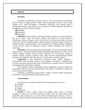 Informatičke tehnologije 1 - INFORMATIKA Pojam informatike Pokušaj ...