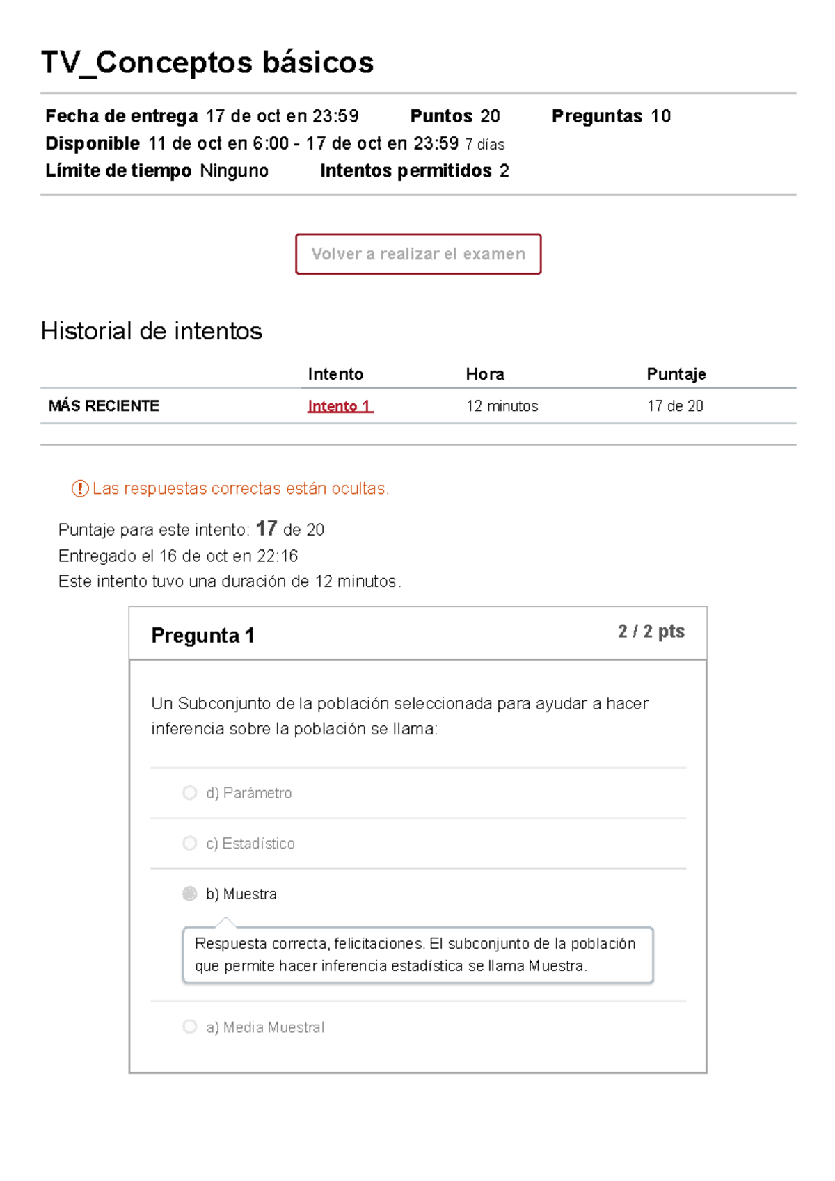 TV Conceptos básicos Estadistica Inferencial (8816) - TV_Conceptos básicos Fecha de entrega 17 ...