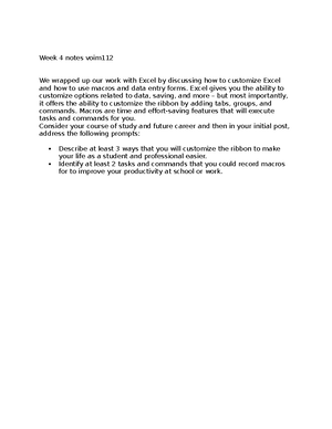 VOIM112 - Guided Project 1-2 access - Guided Project 1- American River Cycling Club is a local ...