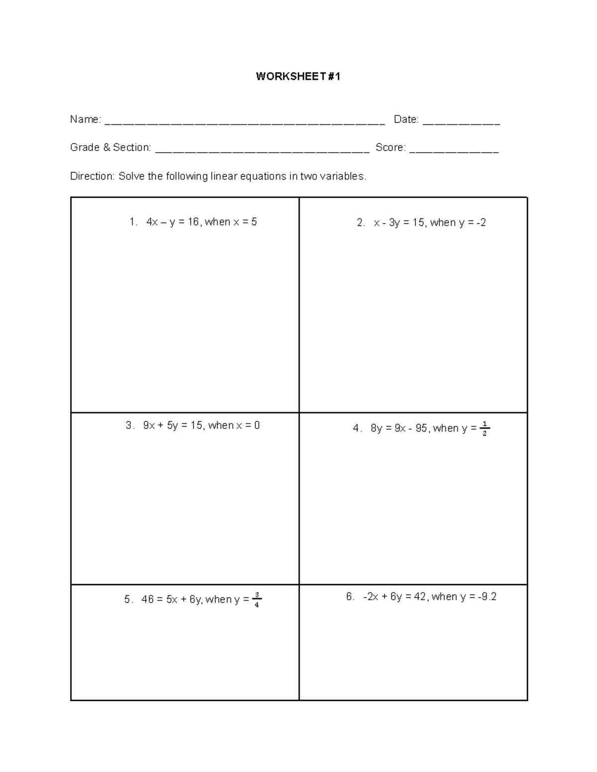 Worksheet #1 - Bachelor of Secondary Education - WORKSHEET Name: - Studocu