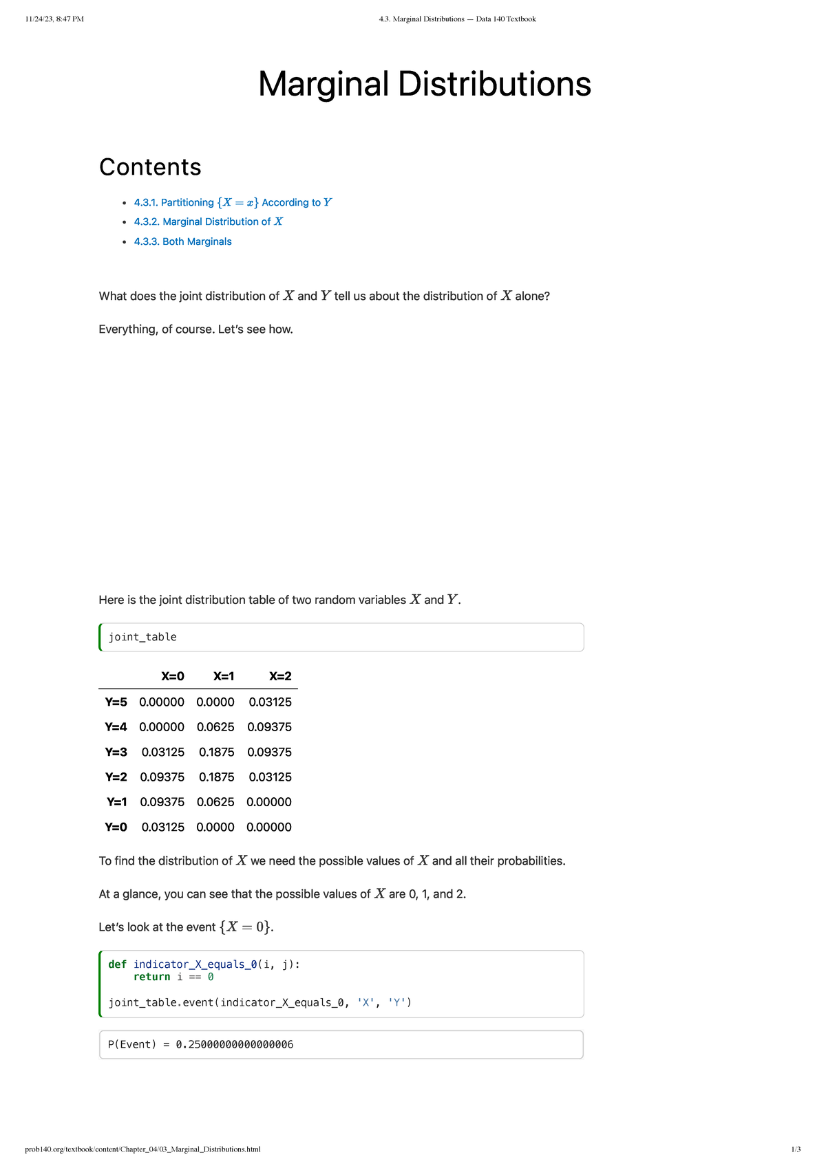 4.3. Marginal Distributions — Data 140 Textbook - 11/24/23, 8:47 PM 4 ...