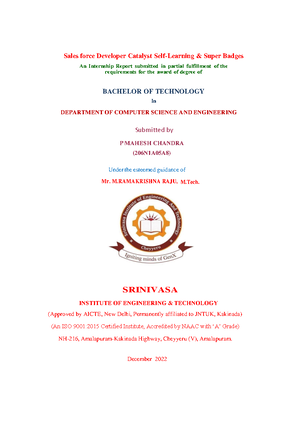 Internship documentation - An Internship Report on AI-ML VIRTUAL ...