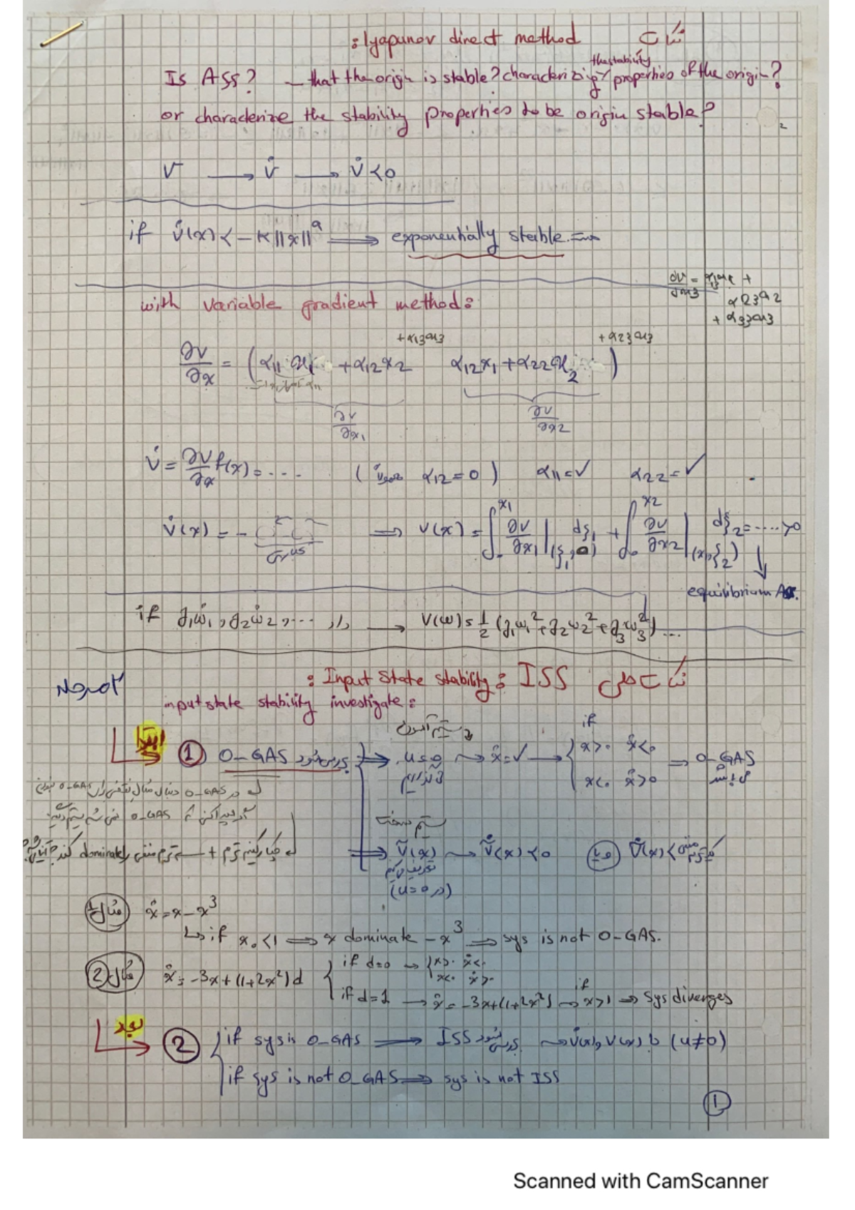Summary of nonlinear control - Nonlinear Control - Studocu
