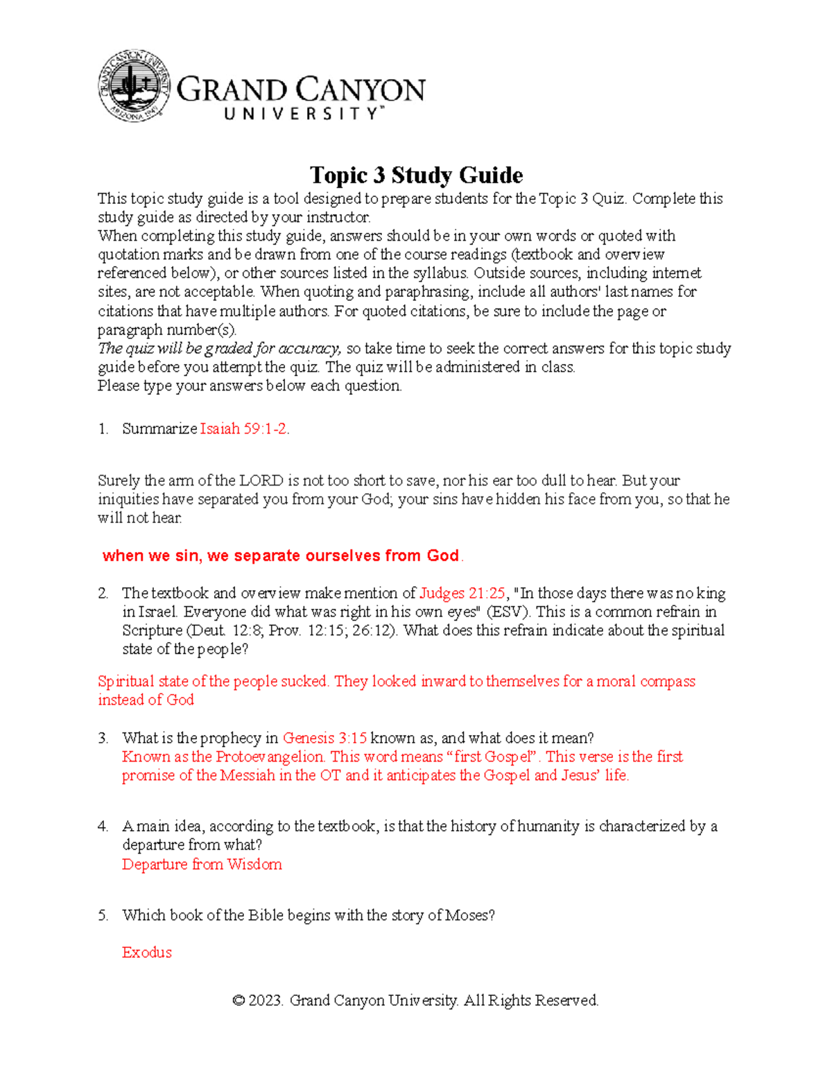 Topic 3Study Guide - Topic 3 Study Guide This topic study guide is a ...