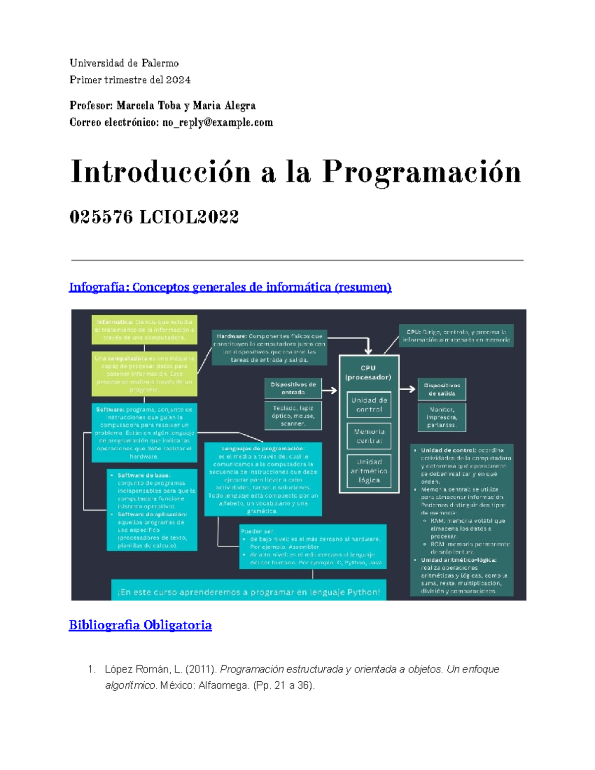 Introducción a la Programación - Apuntes - Universidad de Palermo ...