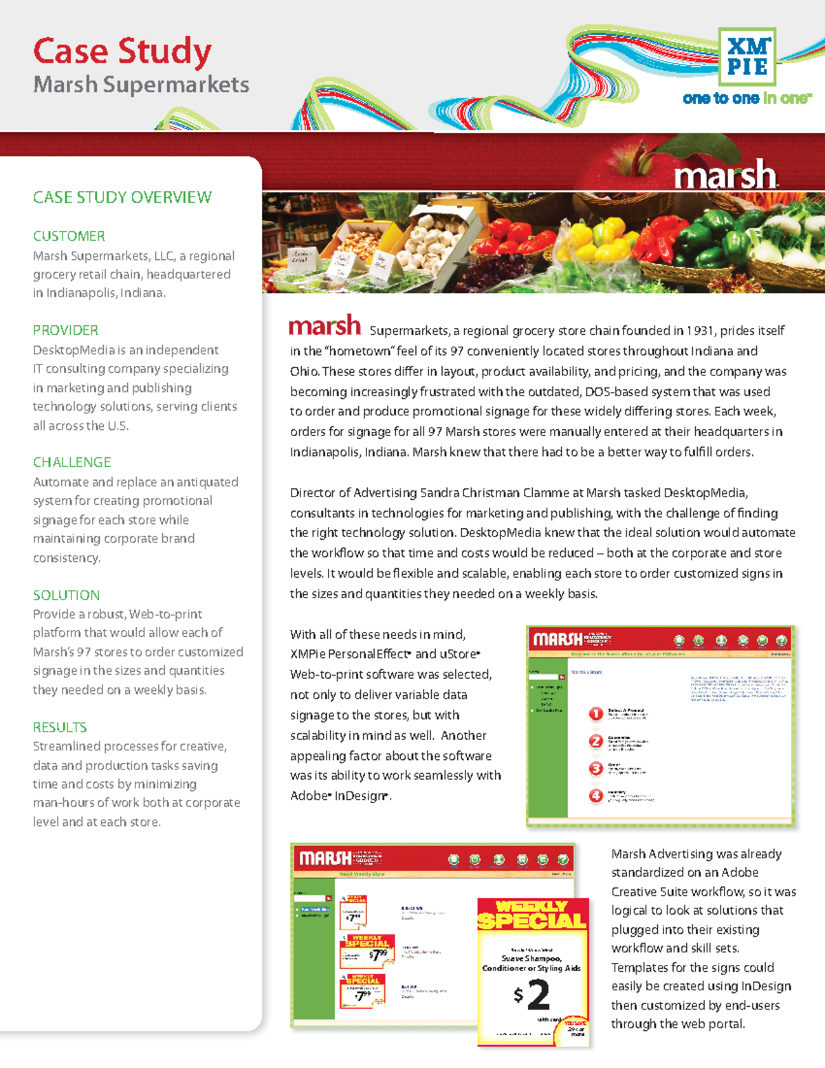 Marsh Case Study Final - Case Study Marsh Supermarkets Supermarkets, a ...