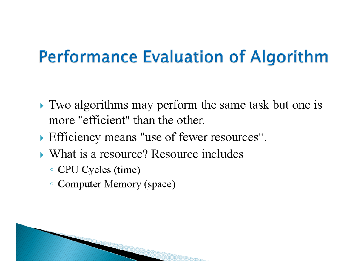C - Performance evaluation of algorithm, example - sum of first n ...