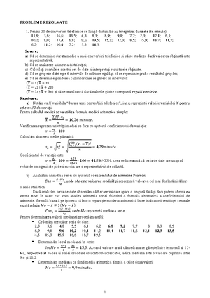 Distributii, frecventa absoluta, frecventa relativa - Seminar 3-4 ...