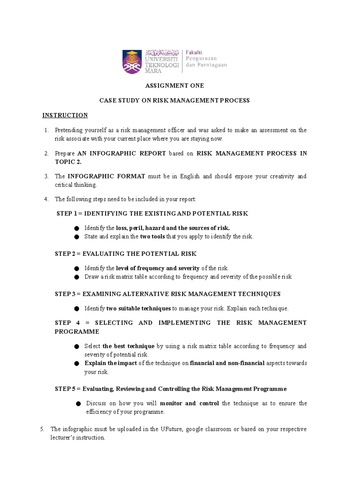 INS200 Assignment ONE - This is an exercise and tutorial in class ...