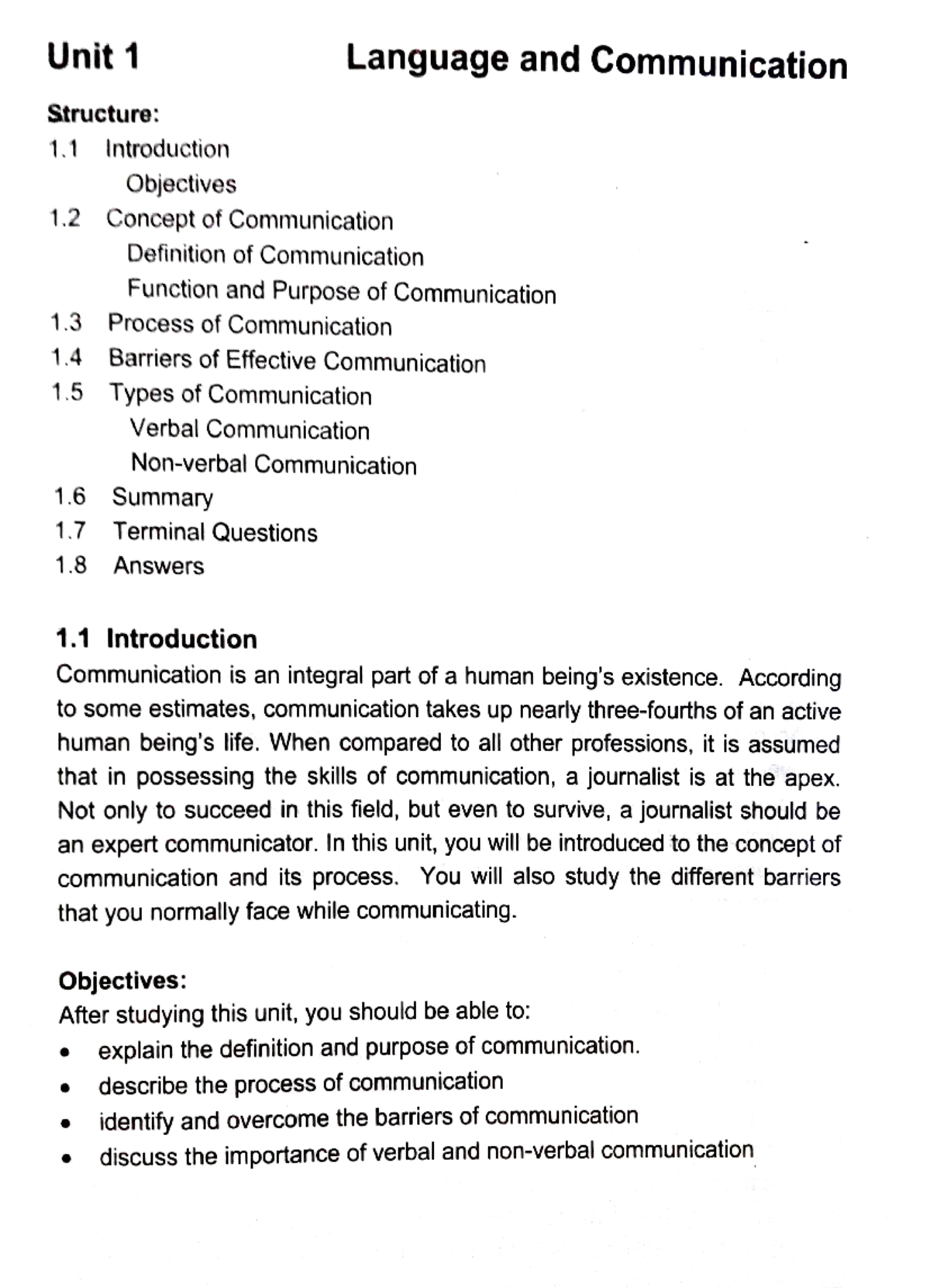 Language and communication - Fundamentals of Communication Skills - Studocu