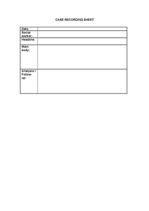 Blank assessment - CHILD’S ASSESSMENT AND PLAN Childs Details First ...