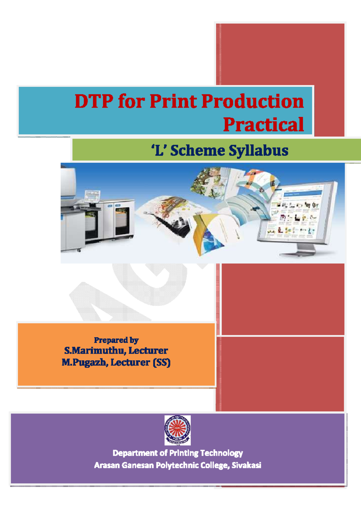 DTP - nkjkjk - DTP for Print Production Practical Scheme Syllabus ...