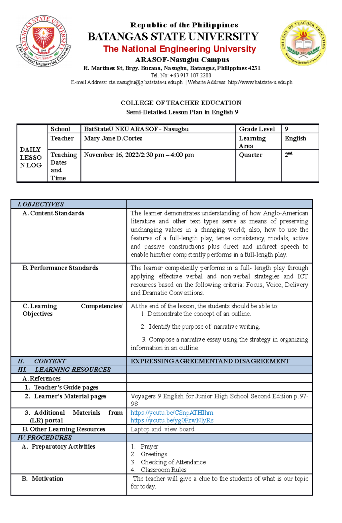 LP-DEMO-Cortez - Bastaa - Republic of the Philippines BATANGAS STATE ...
