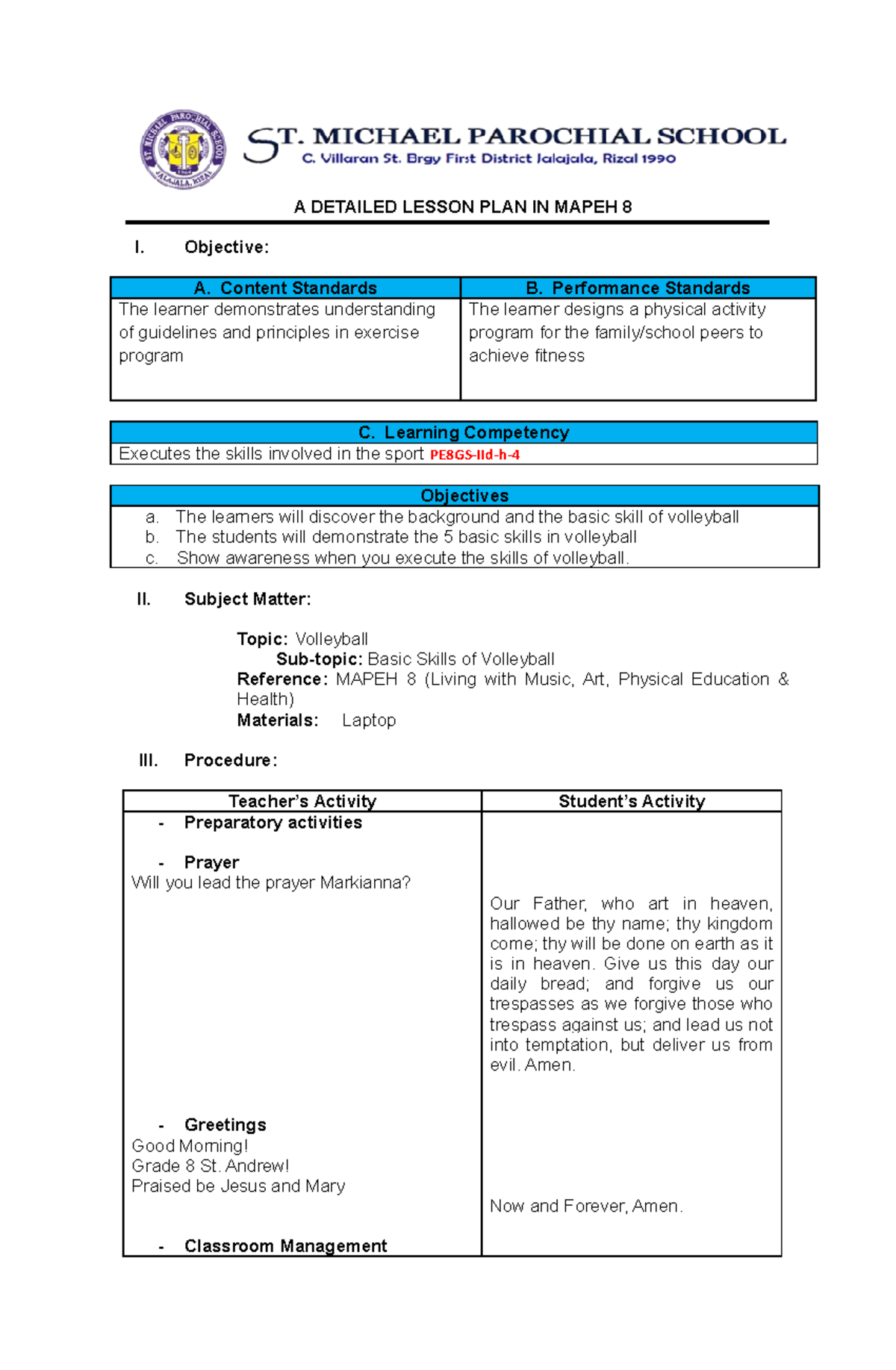 Final Lesson plan final - Financial Accounting 2 - Studocu