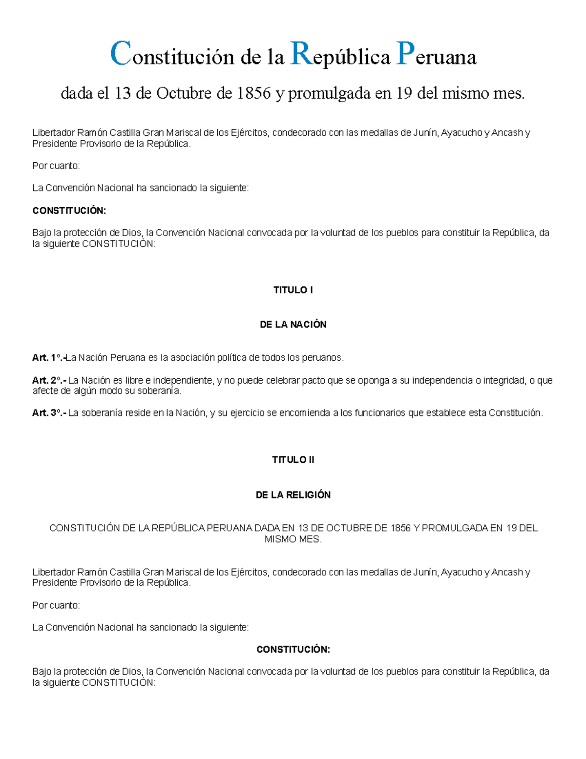 Pdf24 converted - Constitucion politica 1856 - Constitución de la ...