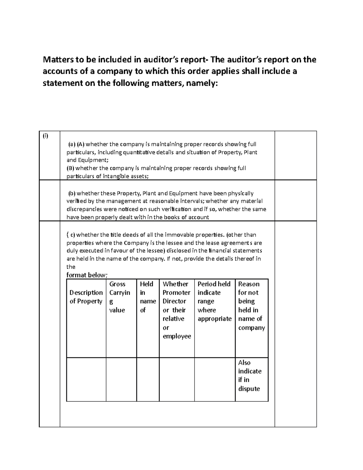 Download CARO 2020 Audit Report in Word Format - accounts of a company ...