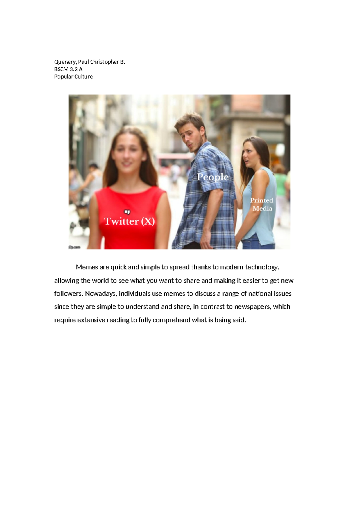 Quenery Pop Cul - Nana - International and Tourism Management - Quenery ...