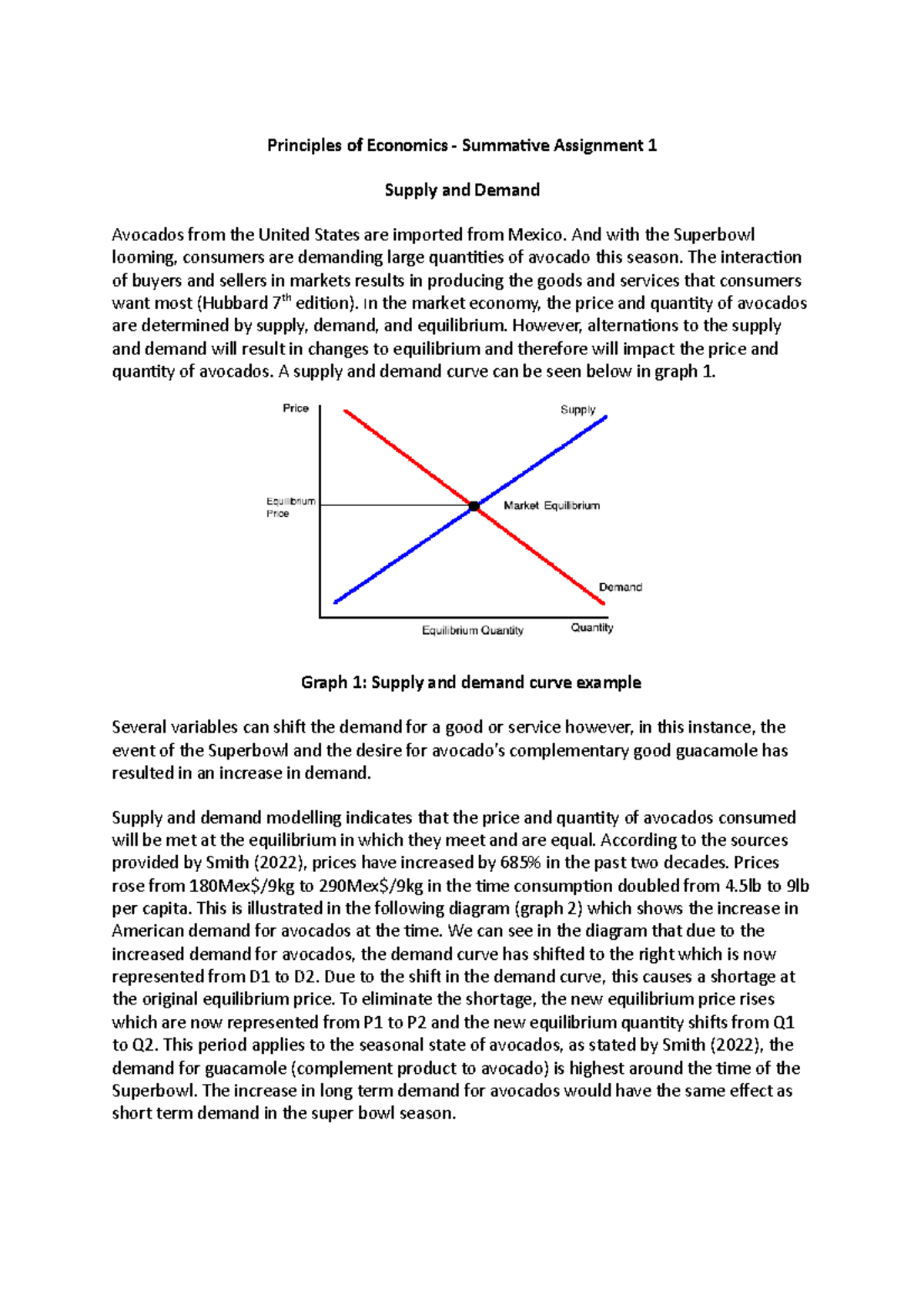 Summative Assignment 1 Studocu - Principles of Economics - Summative ...