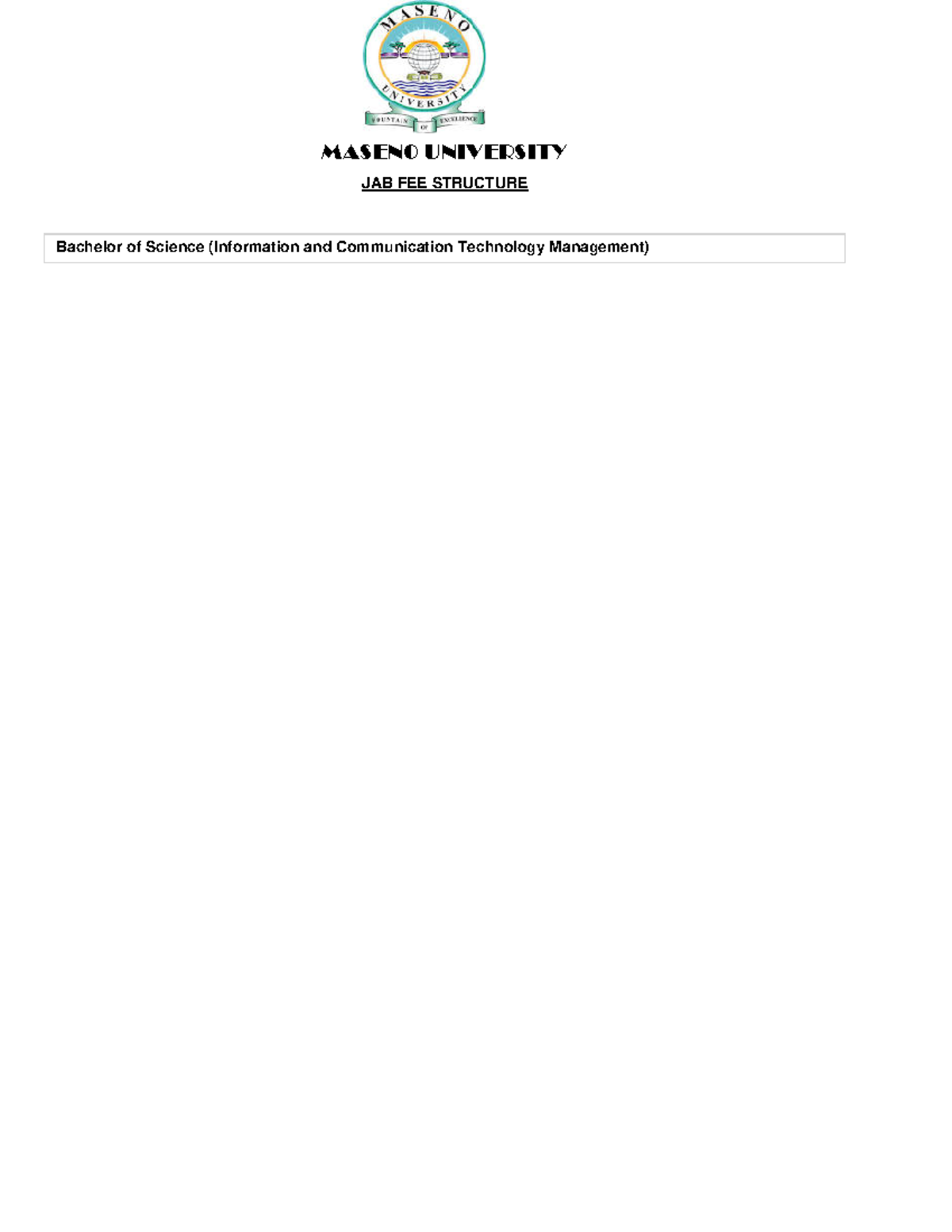 Fee Structure-CIM00055022 - Information and communication technology ...