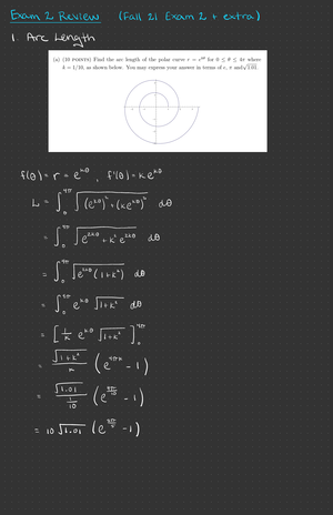 Calculus 2 Lecture Notes - 8 Improper Integrals so far we've only ...
