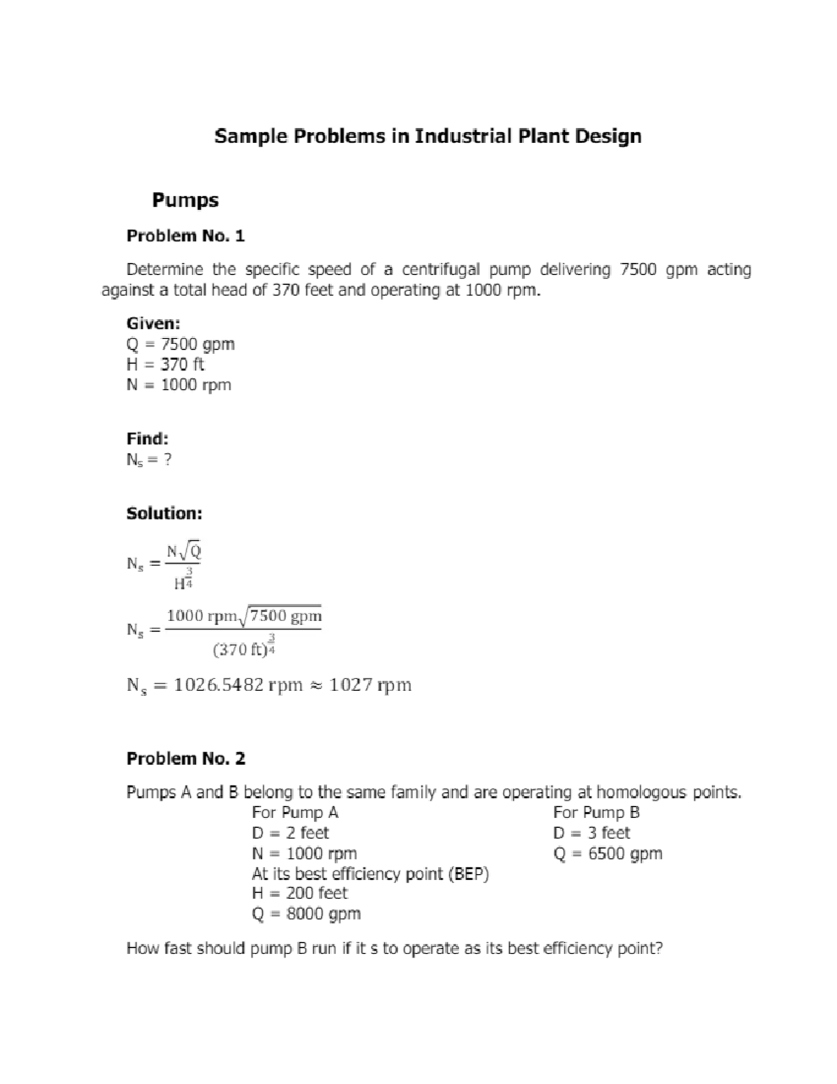 Sample Problems - BS Industrial Engineering - Studocu