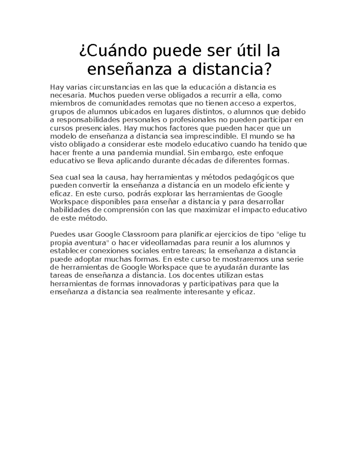 RETO Educador Digital - Material del proceso de estudio - ¿Cuándo puede ...