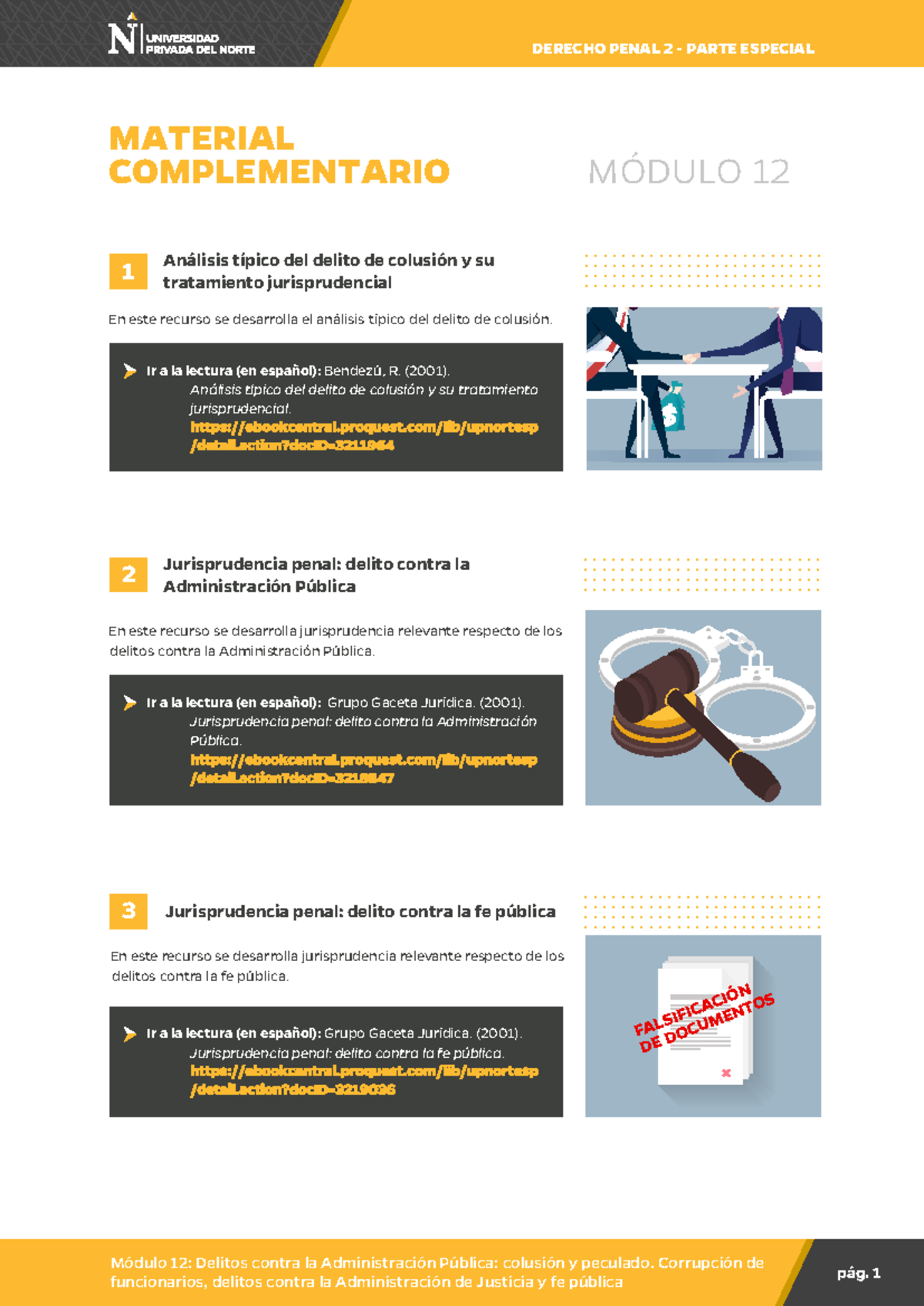 BDPSu Ek VY 2UM9Eq- v Iq Yf Xw 0zb f GX s-Material complementario - pág. 1 Módulo 12: Delitos ...