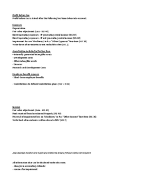 Sploci - Presentation and disclosure - STATEMENT OF PROFIT OR LOSS AND ...