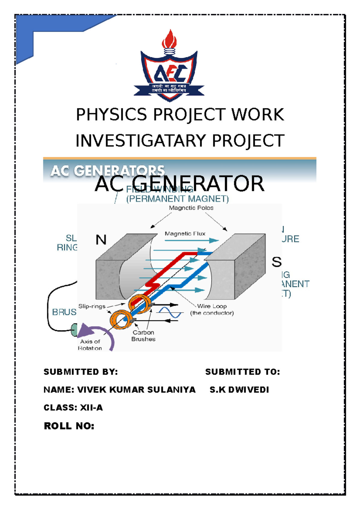 Physics%20 Project%20WORK - PHYSICS PROJECT WORK INVESTIGATARY PROJECT ...